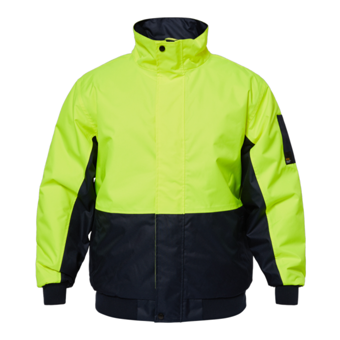 WorkCraft Hi Vis Modern Bomber Jacket | Evolution Safety Australia