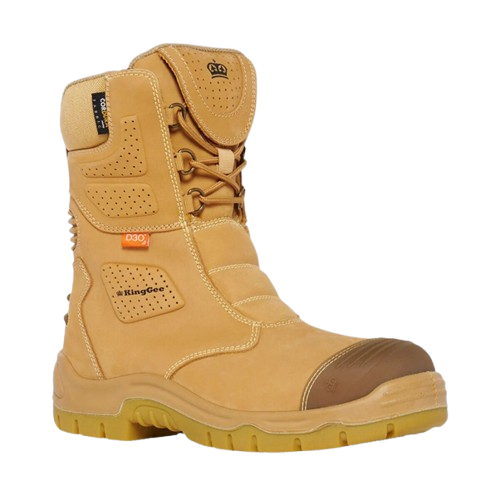 KING GEE BENNU RIGGER BOOT - WHEAT | Evolution Safety Australia