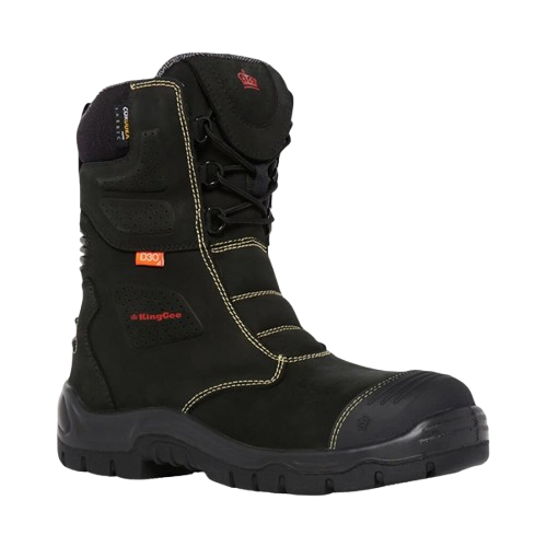 KING GEE BENNU RIGGER BOOT - BLACK | Evolution Safety Australia