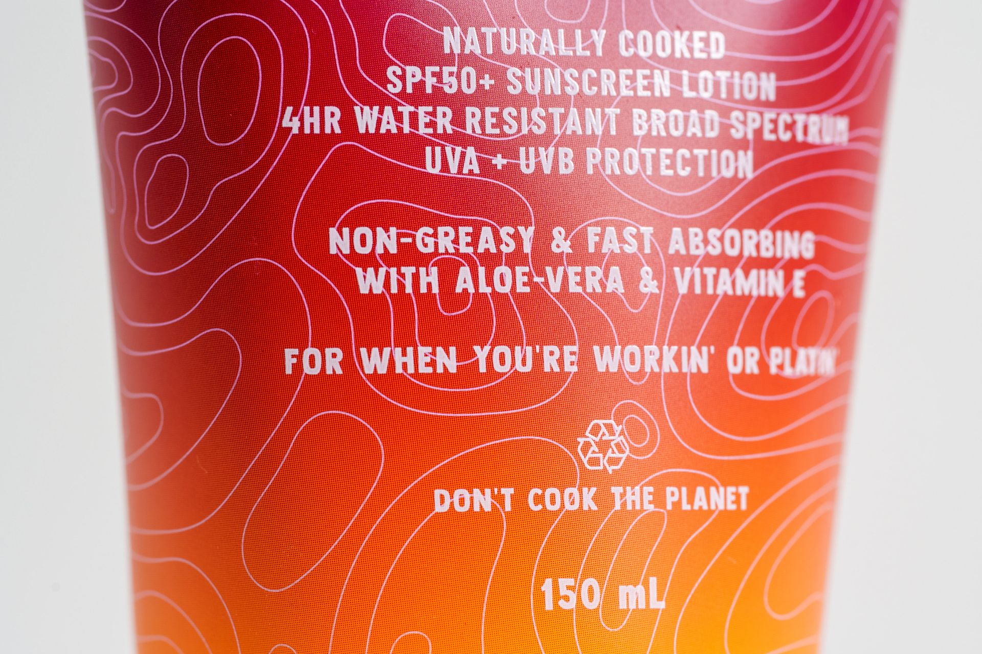 Naturally Cooked SPF50+ Sunscreen Lotion - 150mL | Evolution Safety ...